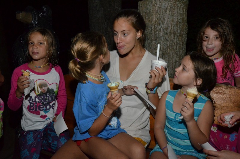 Sliding Rock And Swim Lake Luau Camp Illahee Girls Summer Camp