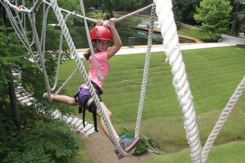high_ropes - Camp Illahee Girls Summer Camp